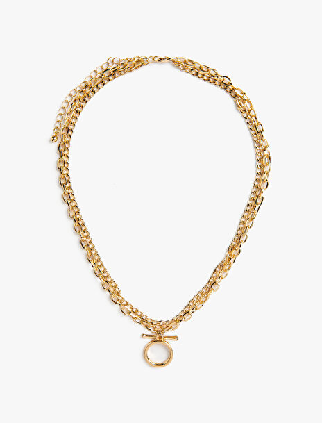 Koton Kadın Çift Zincirli Kolye