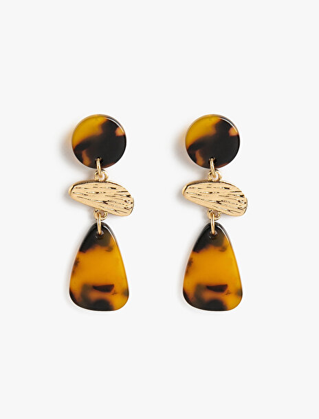 Koton Kadın Leoparlı Sallantılı Küpe