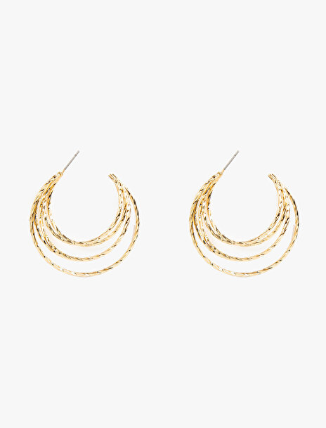 Koton Kadın Halka Tasarım Küpe Koton Kadın Halka Tasarım Küpe