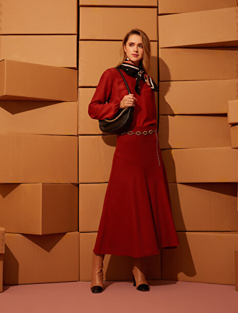 Koton Kadın Midi Kalem Etek