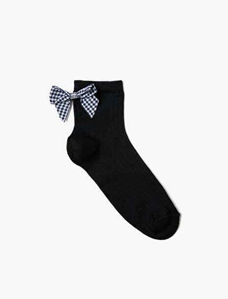 Koton Kadın Kadın Fiyonklu Çorap