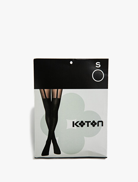 Koton Kadın Şeritli Külotlu Çorap Koton Kadın Şeritli Külotlu Çorap