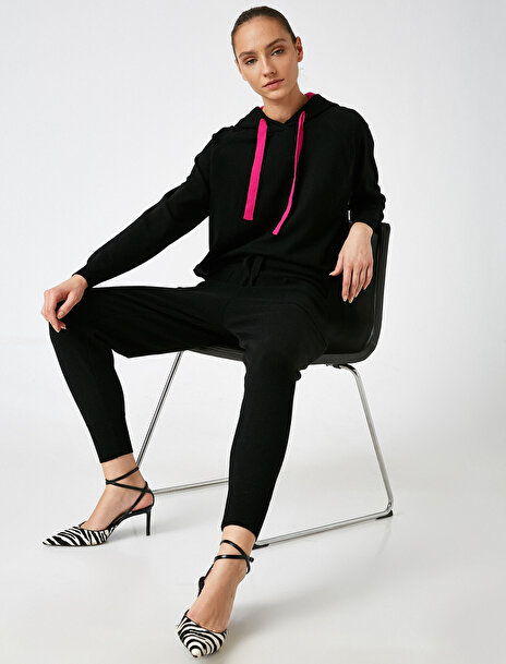 Koton Kadın Arzu Sabancı for Koton Triko Jogger Pantolon Koton Kadın Arzu Sabancı for Koton Triko Jogger Pantolon