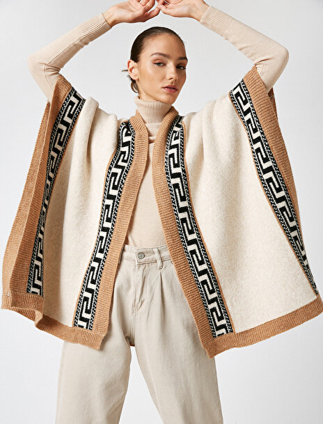 Koton Kadın Etnik Desenli Panço