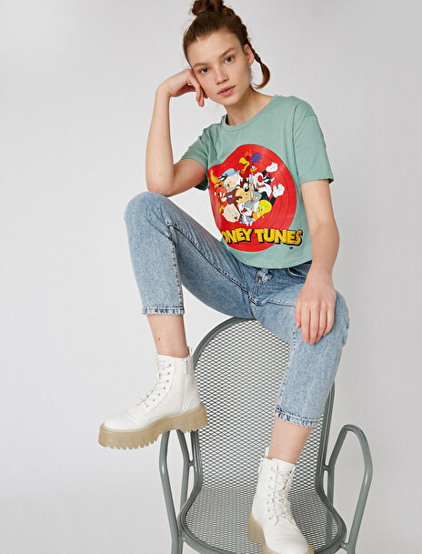 Koton Kadın Pamuklu Looney Tunes Lisanslı Tişört