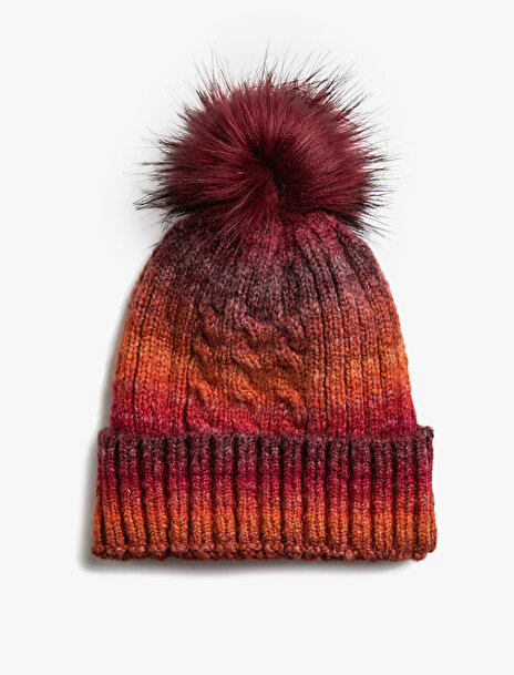 Koton Kadın Örgü Ponponlu Bere