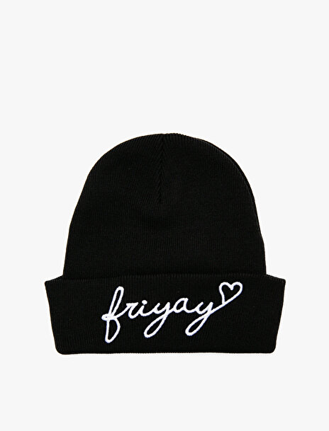 Koton Kadın Slogan Detaylı Bere