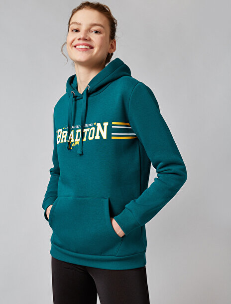 Koton Ole Genç Kız Kapüşonlu Yazılı Baskılı Sweatshirt Koton Ole Genç Kız Kapüşonlu Yazılı Baskılı Sweatshirt