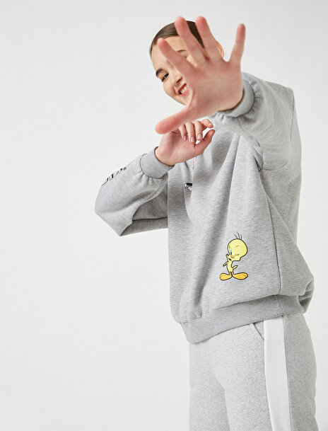 Koton Kadın Warner Bros Lisanslı Tweety Sweatshirt