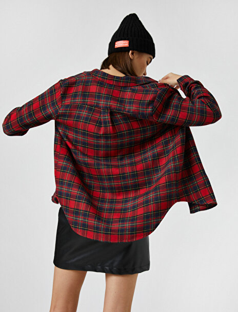 Koton Kadın Uzun Kollu Oduncu Gömleği