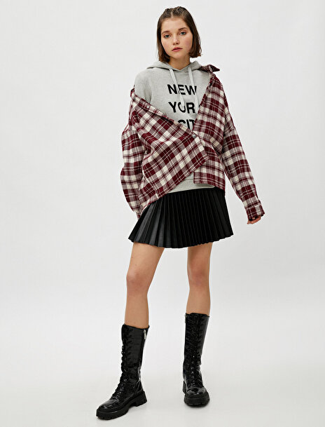 Koton Ole Genç Kız Pamuklu Kapüşonlu Yazılı Baskılı Sweatshirt Koton Ole Genç Kız Pamuklu Kapüşonlu Yazılı Baskılı Sweatshirt