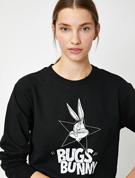 Koton Ole Genç Kız Warner Bros Lisanslı Bugs Bunny Sweatshirt