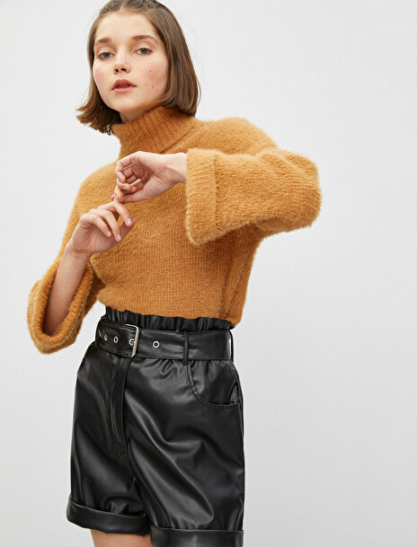 Koton Ole Genç Kız Balıkçı Yaka Triko Kazak Koton Ole Genç Kız Balıkçı Yaka Triko Kazak