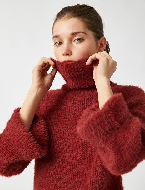 Koton Ole Genç Kız Balıkçı Yaka Triko Kazak Koton Ole Genç Kız Balıkçı Yaka Triko Kazak