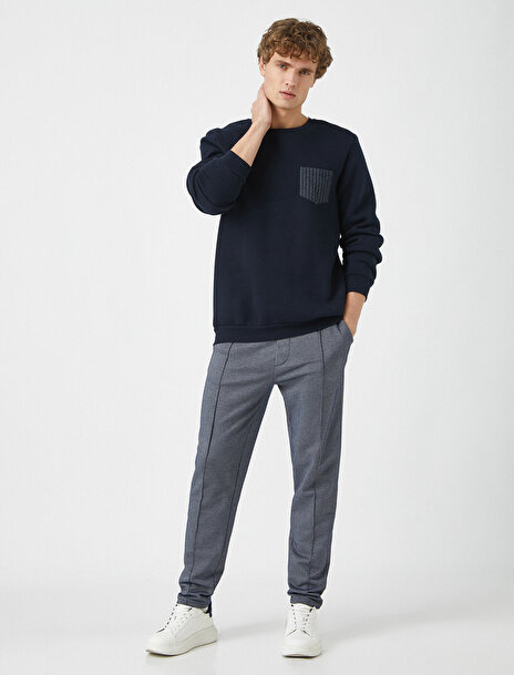 Koton Erkek Cepli Basic Normal Bel Eşofman Altı Koton Erkek Cepli Basic Normal Bel Eşofman Altı