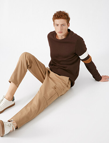 Koton Erkek Pamuklu Gabardin Kargo Pantolon