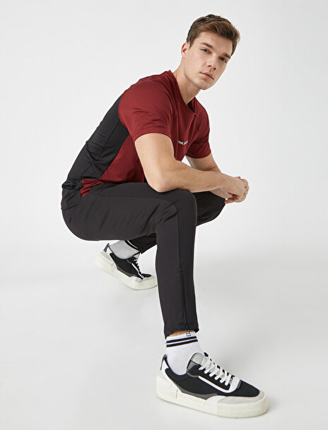 Koton Erkek Slim Straight Fit Paçası Fermuarlı Eşofman Altı Koton Erkek Slim Straight Fit Paçası Fermuarlı Eşofman Altı