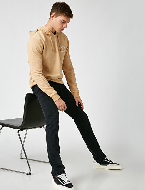 Koton Erkek Straight Fit Kot Pantolon - Mark Jean