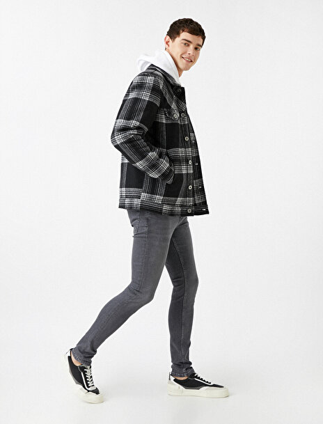 Koton Erkek Super Skinny Fit Kot Pantolon - Justin Jean