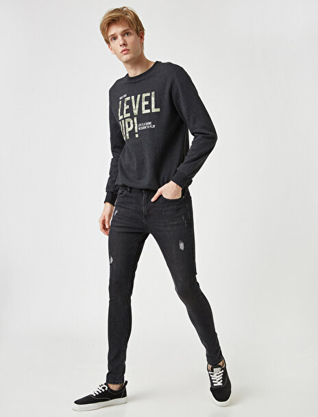 Koton Erkek Super Skinny Fit Kot Pantolon - Justin Jean