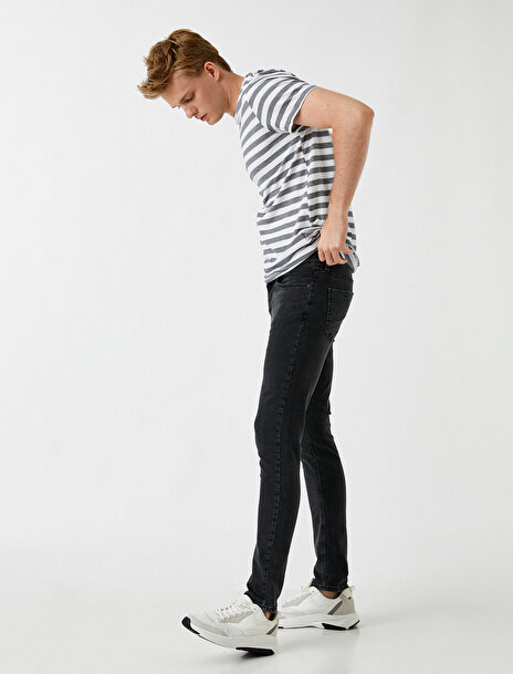 Koton Erkek Super Skinny Fit Kot Pantolon - Justin Jean