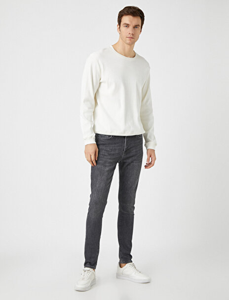 Koton Erkek Super Skinny Fit Kot Pantolon - Justin Jean