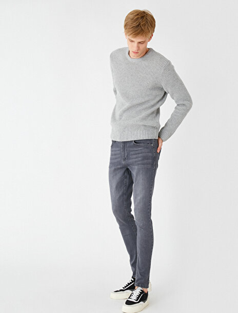 Koton Erkek Super Skinny Fit Kot Pantolon - Justin Jean