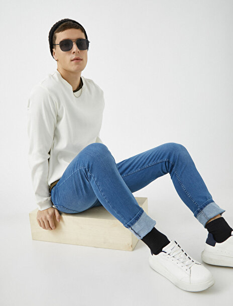 Koton Erkek Super Skinny Fit Kot Pantolon - Justin Jean