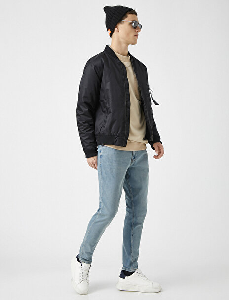 Koton Erkek Tapered Fit Kot Pantolon - Joe Jean