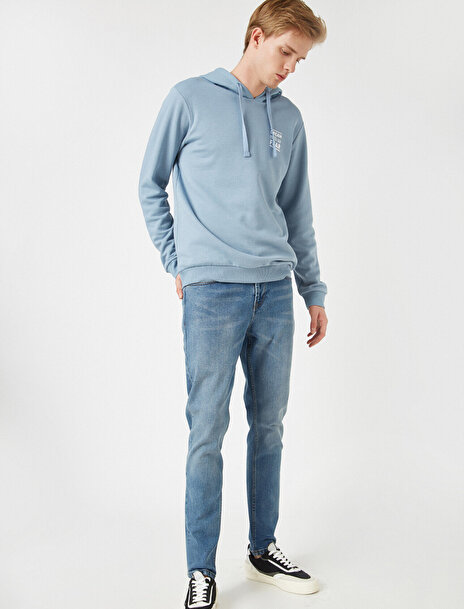 Koton Erkek Tapered Fit Kot Pantolon - Joe Jean