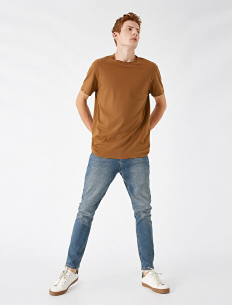 Koton Erkek Tapered Fit Kot Pantolon - Joe Jean