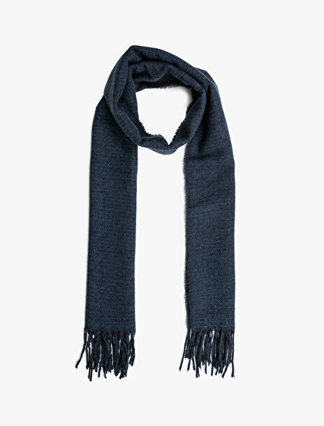 Koton Erkek Pamuklu Basic Püsküllü Atkı