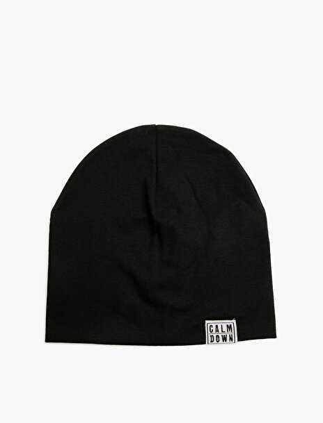 Koton Erkek Yazılı Baskılı Bere