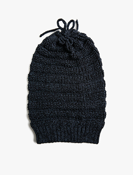 Koton Erkek Örgü Büzgülü Bere