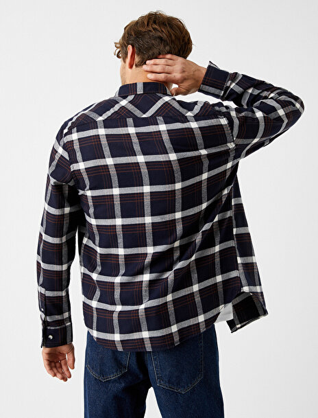 Koton Erkek Ekose Gömlek Pamuklu