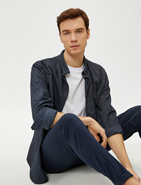 Koton Erkek Slim Fit Gömlek Pamuklu