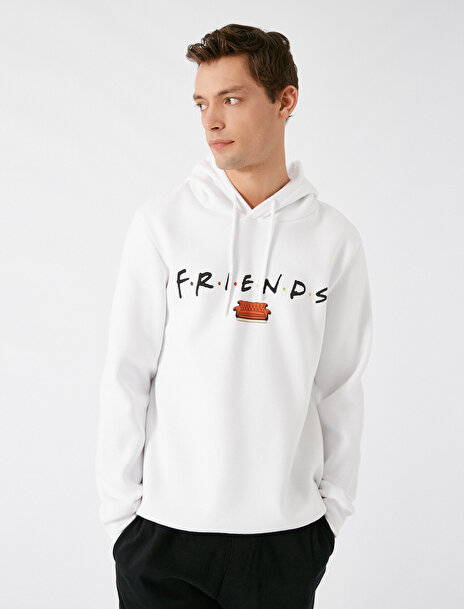 Koton Erkek Friends Lisanslı Kapüşonlu Uzun Kollu Sweatshirt Koton Erkek Friends Lisanslı Kapüşonlu Uzun Kollu Sweatshirt
