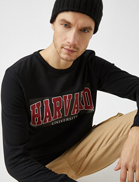 Koton Erkek Pamuklu Yazılı Baskılı Bisiklet Yaka Uzun Kollu Sweatshirt Koton Erkek Pamuklu Yazılı Baskılı Bisiklet Yaka Uzun Kollu Sweatshirt