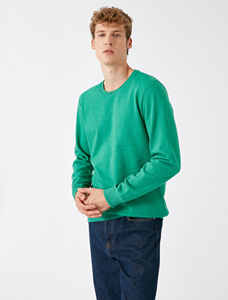 Koton Erkek Respect Life - Yaşama Saygı - Uzun Kollu Bisiklet Yaka Sweatshirt Koton Erkek Respect Life - Yaşama Saygı - Uzun Kollu Bisiklet Yaka Sweatshirt