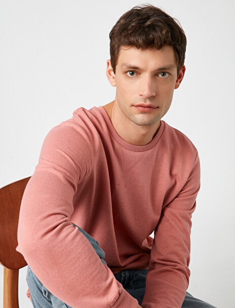 Koton Erkek Respect Life - Yaşama Saygı - Bisiklet Yaka Basic Sweatshirt Koton Erkek Respect Life - Yaşama Saygı - Bisiklet Yaka Basic Sweatshirt