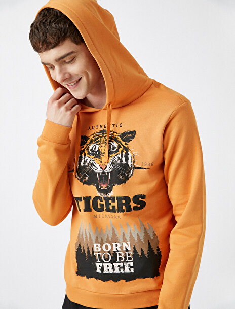 Koton Erkek Respect Life - Yaşama Saygı - %100 Organik Pamuk Baskılı Kapüşonlu Sweatshirt Koton Erkek Respect Life - Yaşama Saygı - %100 Organik Pamuk Baskılı Kapüşonlu Sweatshirt