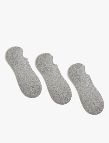 Koton Erkek Erkek Basic 3'lü Görünmez Çorap Seti
