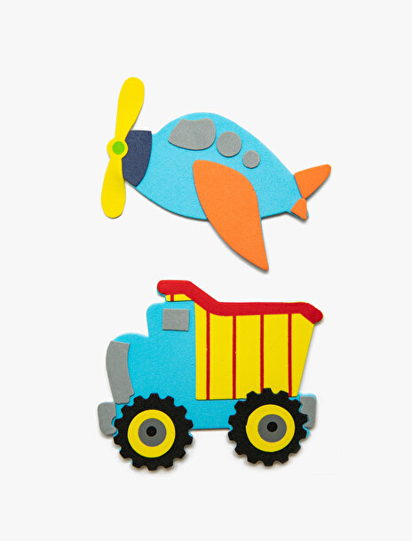 Koton Kadın Eva Sticker Uçak&Kamyon Koton Kadın Eva Sticker Uçak&Kamyon