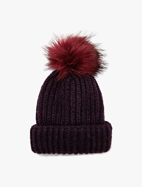 Koton Kız Çocuk Ponponlu Bere