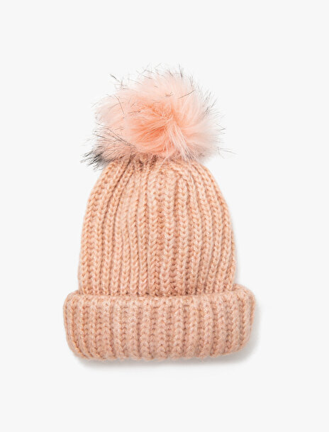 Koton Kız Çocuk Ponponlu Bere