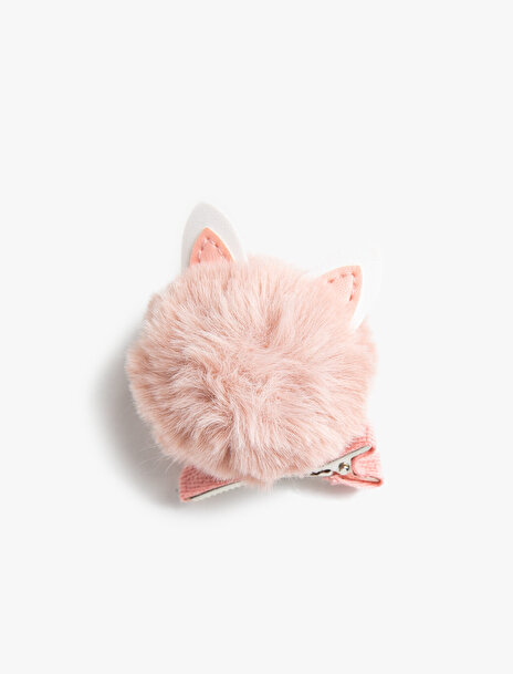 Koton Kız Çocuk Ponponlu Saç Tokası Kulak Detaylı