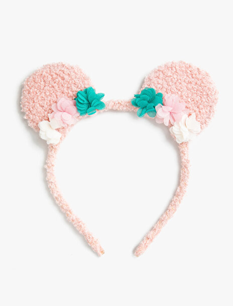 Koton Kız Çocuk Kulaklı Çiçekli Taç