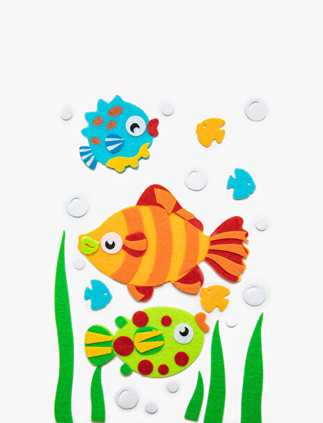 Koton Kadın Keçe Sticker Balık Koton Kadın Keçe Sticker Balık