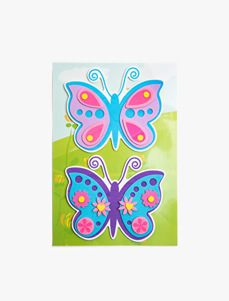 Koton Kadın Kelebek Motifli Sticker Koton Kadın Kelebek Motifli Sticker