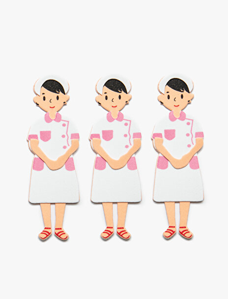 Koton Kadın Eva Hemşire Sticker Koton Kadın Eva Hemşire Sticker